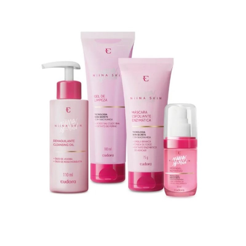 kit skin care nina secrets (4 itens) | Shopee Brasil