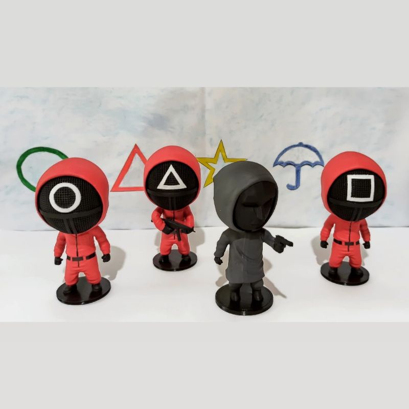 Round 6 Squid Game Chibi | Shopee Brasil