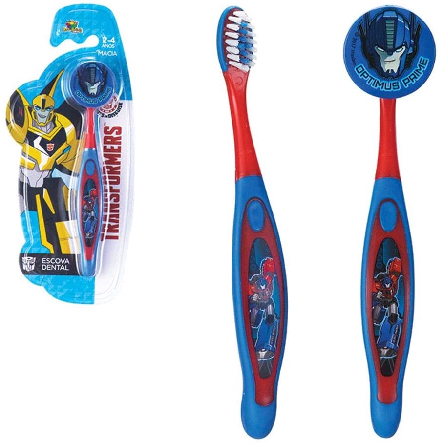 Escova Dental Infantil Transformers Optimus Prime | Shopee Brasil