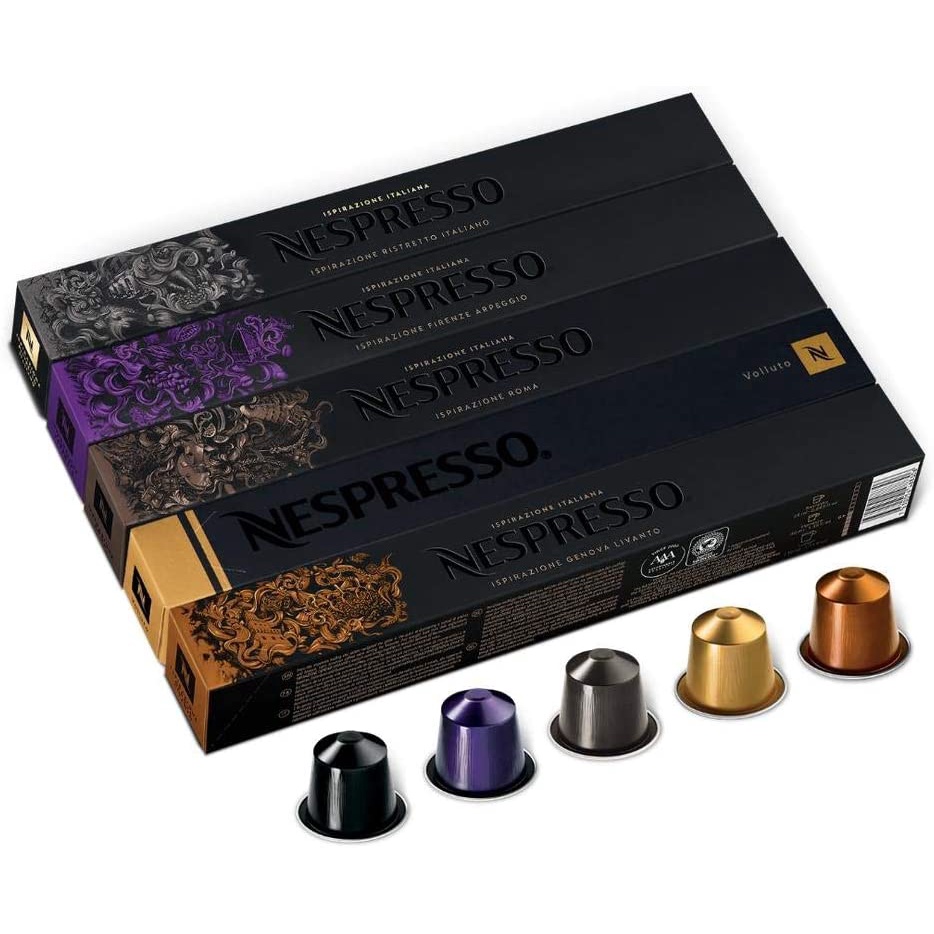 (50 capsulas ) Cápsulas de Café Nespresso Variado - 50 Cápsulas ...