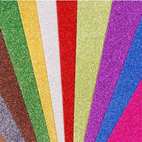 Cartolina placa EVA grande com glitter 40x60 para artesanado, decoração ...