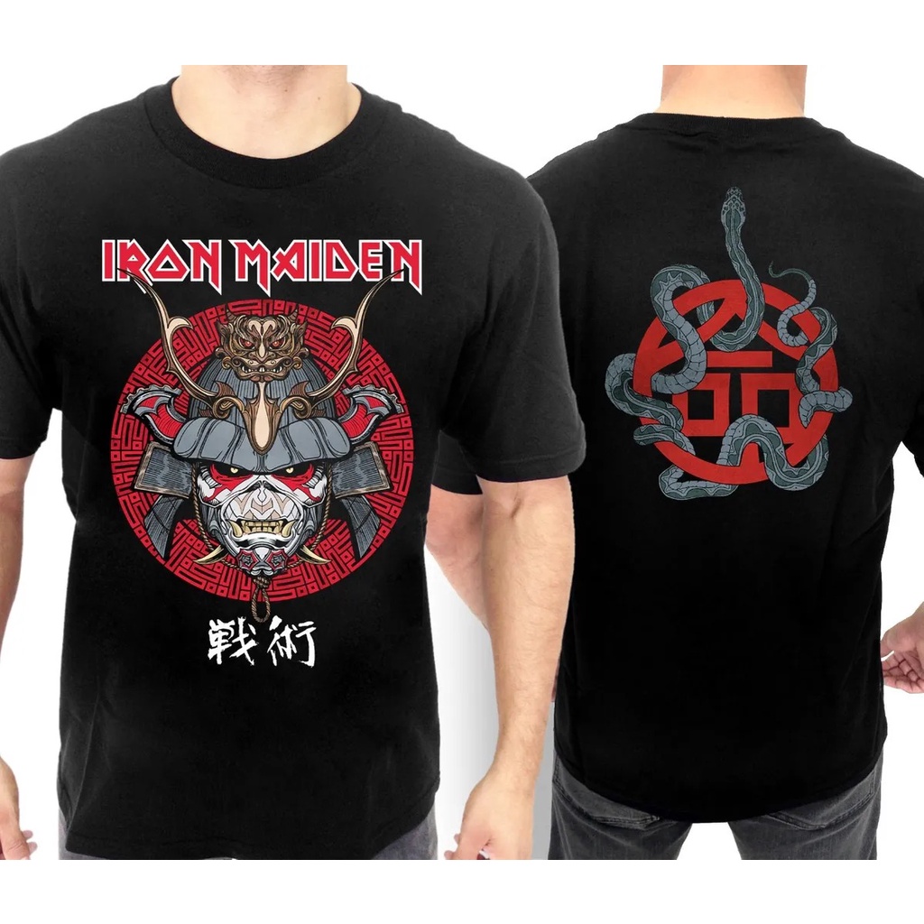 Camiseta Iron Maiden Senjutsu Of0050 Oficial Licenciado | Shopee Brasil