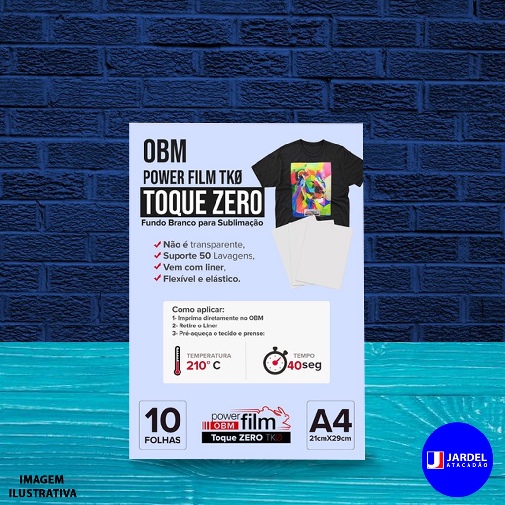 Obm Toque Zero A4 Termocolante Premium Edition | Shopee Brasil