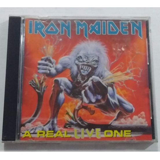 CD Iron Maiden – A Real Live One PRIMEIRA EDIÇÃO1993 COLECIONADOR ÓTIMO ...
