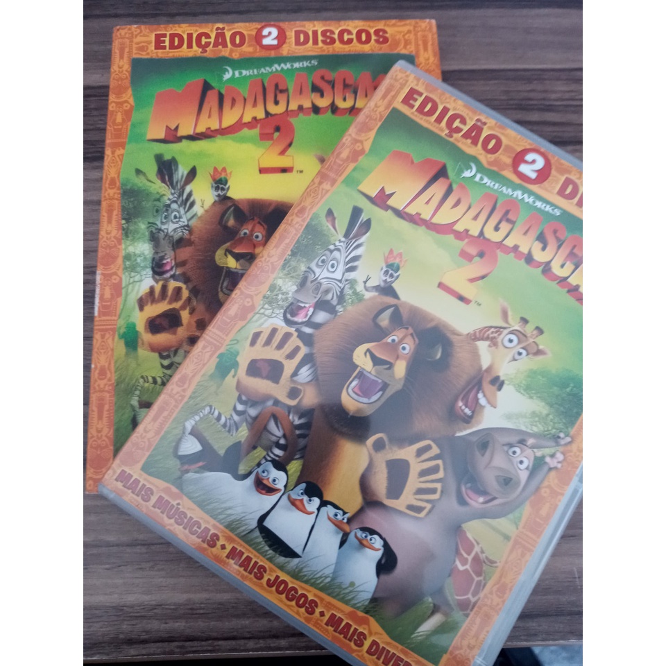 DVD Madagascar 2 edição especial com luva e capa 3D | Shopee Brasil