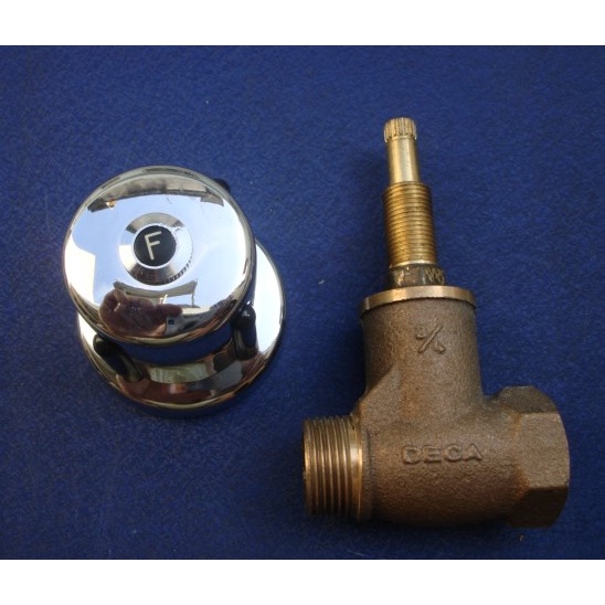 Registro DECA Pressão Linha 44 GEMINI 3/4 COMPLETO (base de registro ...