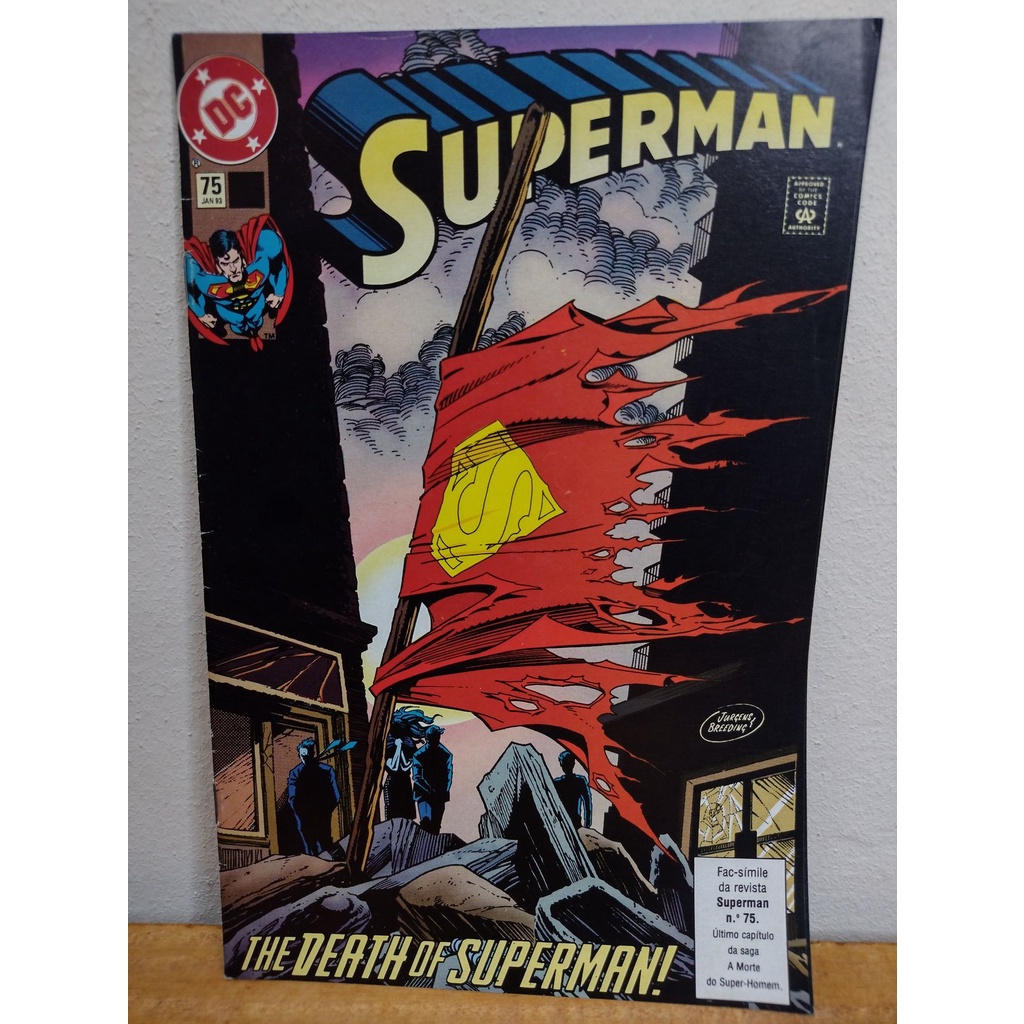 Superman: Fac-símile Da Revista Superman Nº 75. Último Capítulo Da Saga ...
