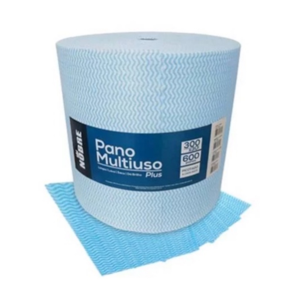 Pano Multiuso Slim 600 Panos Bobina Azul Tipo Perflex | Shopee Brasil