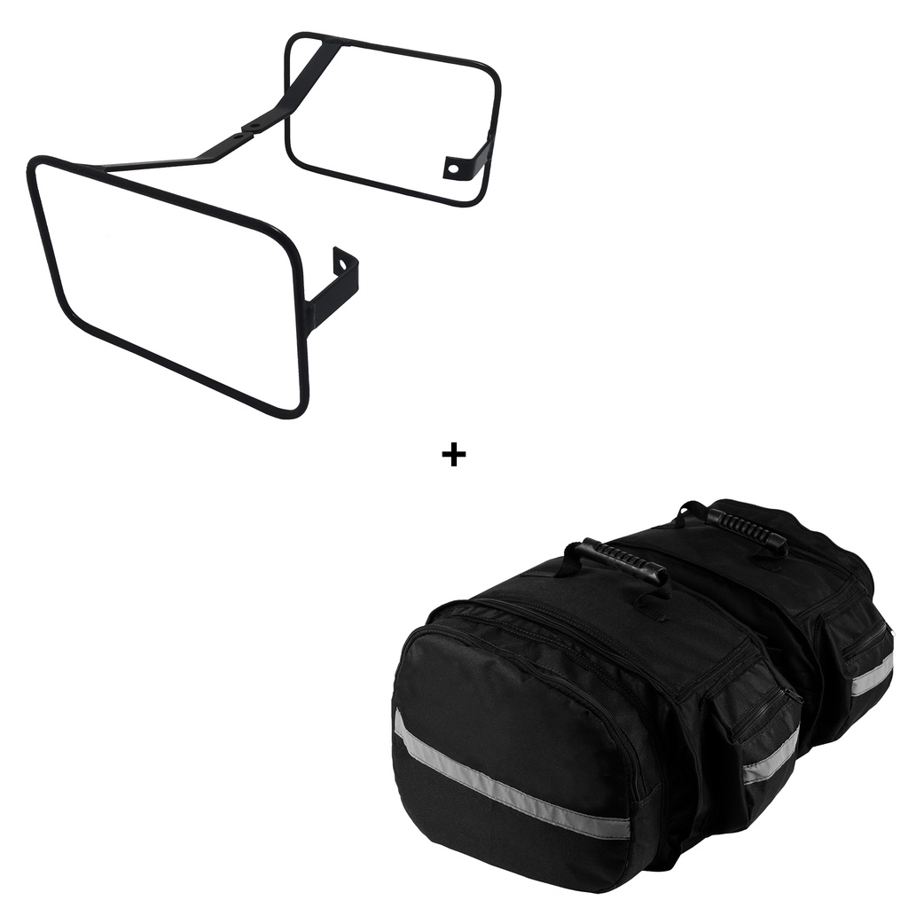 Kit Royal Enfield Himalayan 400 Afastador + Alforge Lateral 40 Litros ...