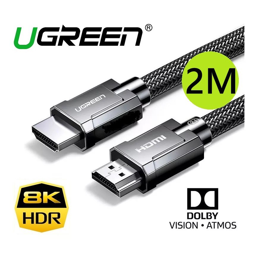 Novo Cabo Hdmi 2.1 Ugreen 8k Ultra Hd 240 Hz ideal linha RTX 4060 4070 4080 4090- 2 Metros ...