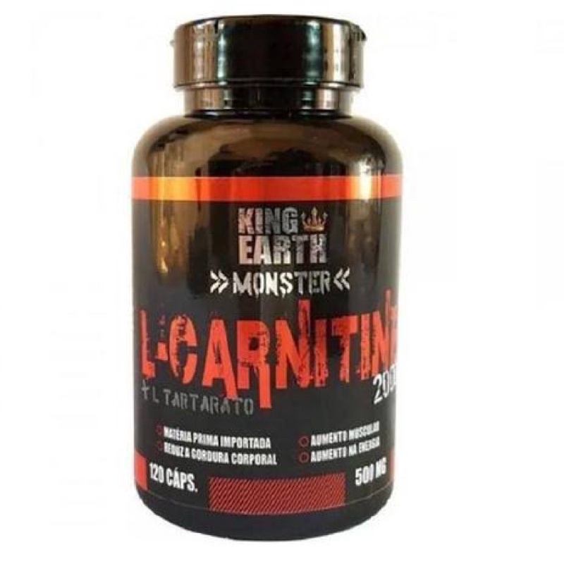L - Carnitina 120Caps - 500mg | Shopee Brasil
