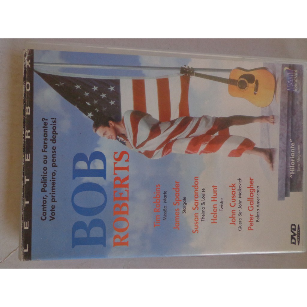 Bob Roberts Tim Robbins Dvd Original Versátil | Shopee Brasil
