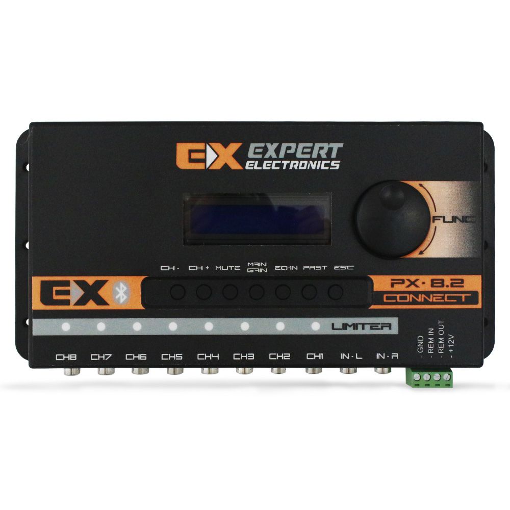 Processador Audio Automotivo Expert PX-8.2 Connect 8 Canais Digital ...