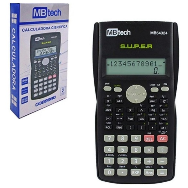 Calculadora Científica Super C/ 240 Funções | Shopee Brasil