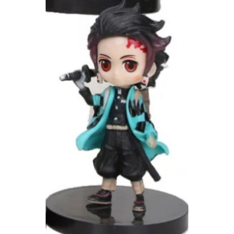 Miniatura Demon Slayer Tanjiro 8cm Miniatura Kimetsu no Yaiba Tangero ...