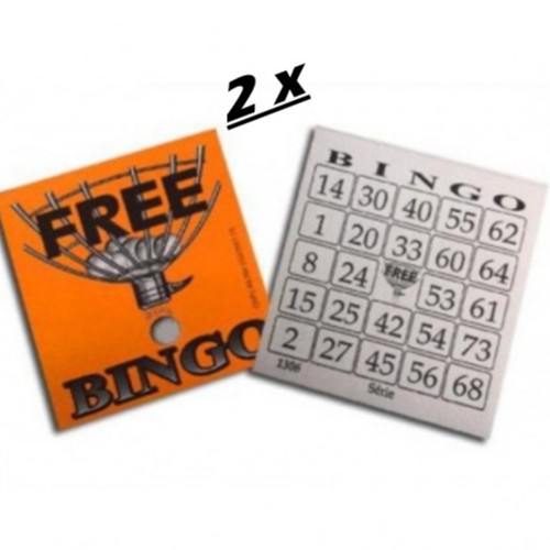 Kit com 2 Blocos de Bingo -Bloco de Cartela para Jogo de Bingo | Shopee ...