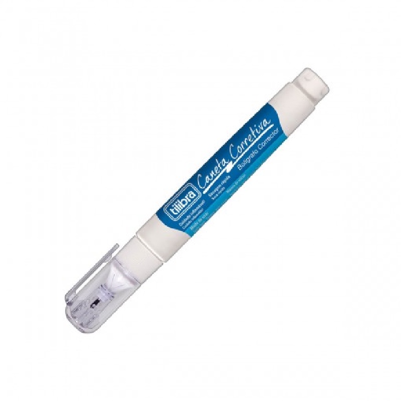 Caneta Corretiva corretivo branquinho Tilibra 8 ml Secagem Rapida ...