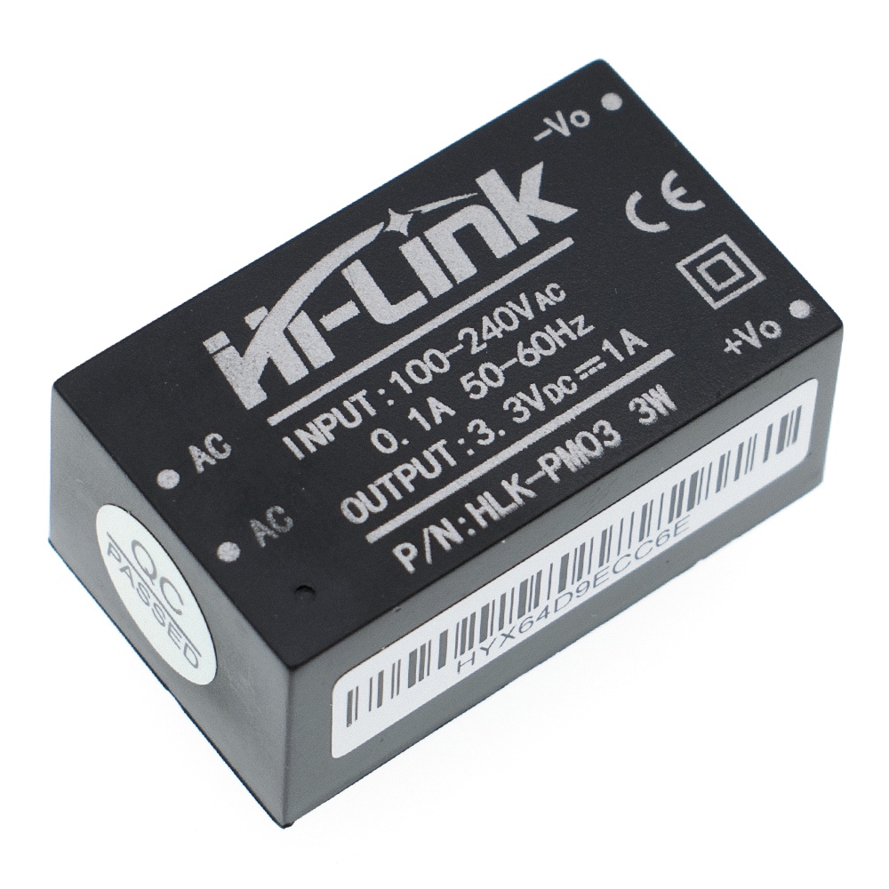 Regulador De Tensão Tsp03 Hlk-pm03 Acdc 220 - 3.3v Step Down | Shopee ...