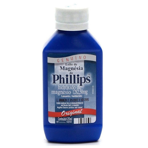 Leite De Magnésia Philips 120ml Sabor Original | Shopee Brasil