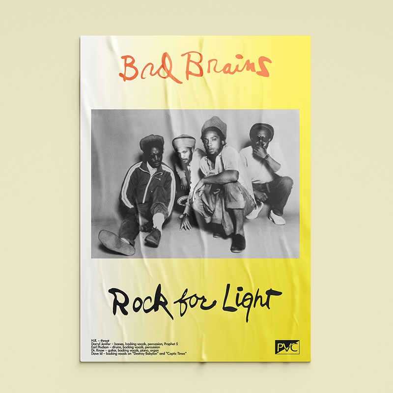 Poster Bad Brains - Rock For Light / Tamanho A3 | Shopee Brasil