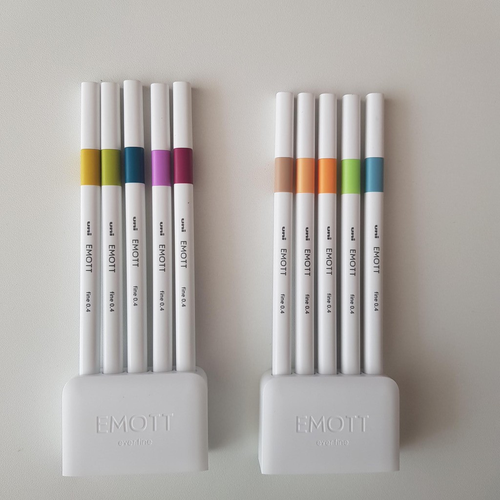 Canetas Emott Ever Fine Uniball | Shopee Brasil