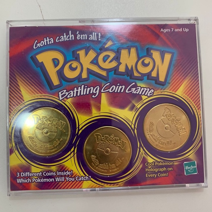 Pokemon Moeda Metálica - Battling Coin Game Colecionável | Shopee Brasil