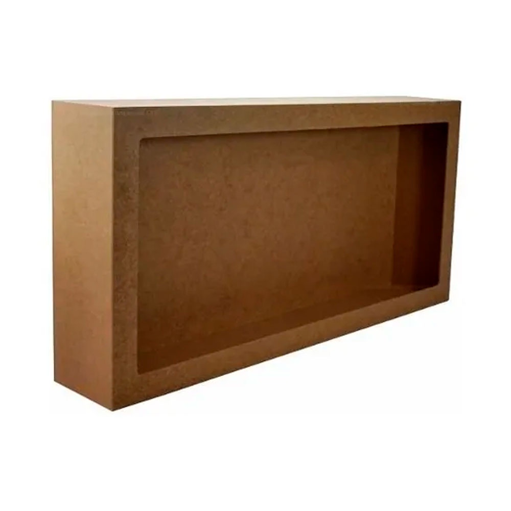 Nicho Retangular Simples 60x30x12 Mdf Madeira | Shopee Brasil
