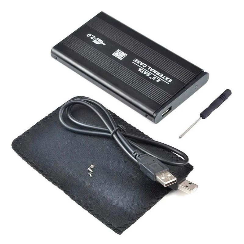 Case Hd Externo 2tb Sata 2.5 Usb 2.0 Gaveta Slim Pc Notebook ( não ...