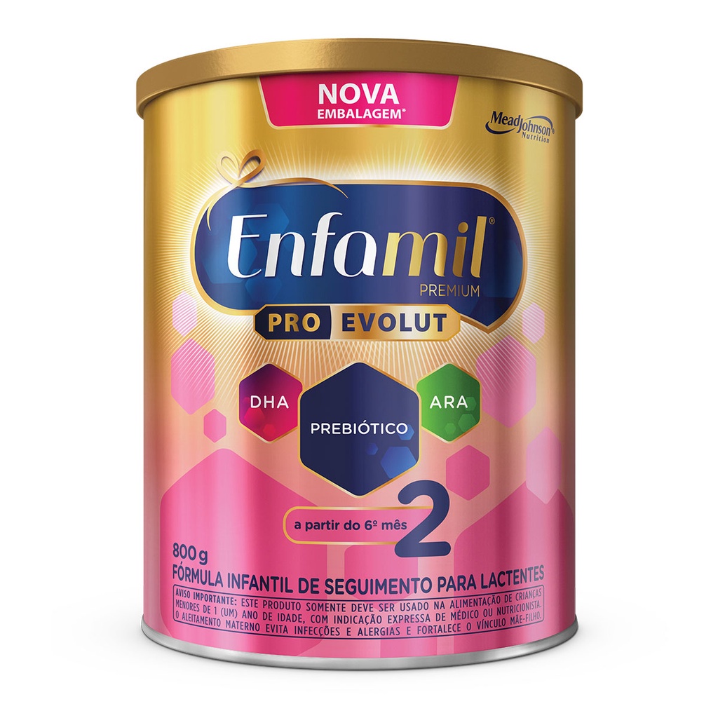 Enfamil 2 Premium Fórmula Infantil 800g | Shopee Brasil