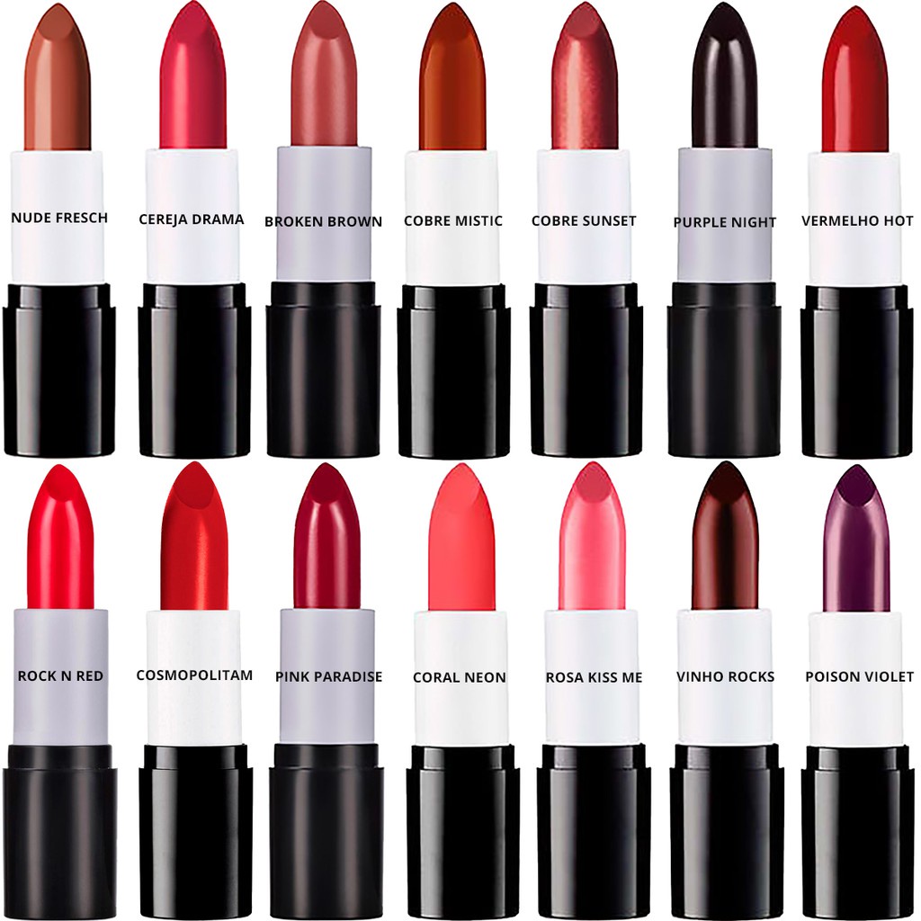 Batom Cremoso Natura Faces Variados Conforme Variações Original ...