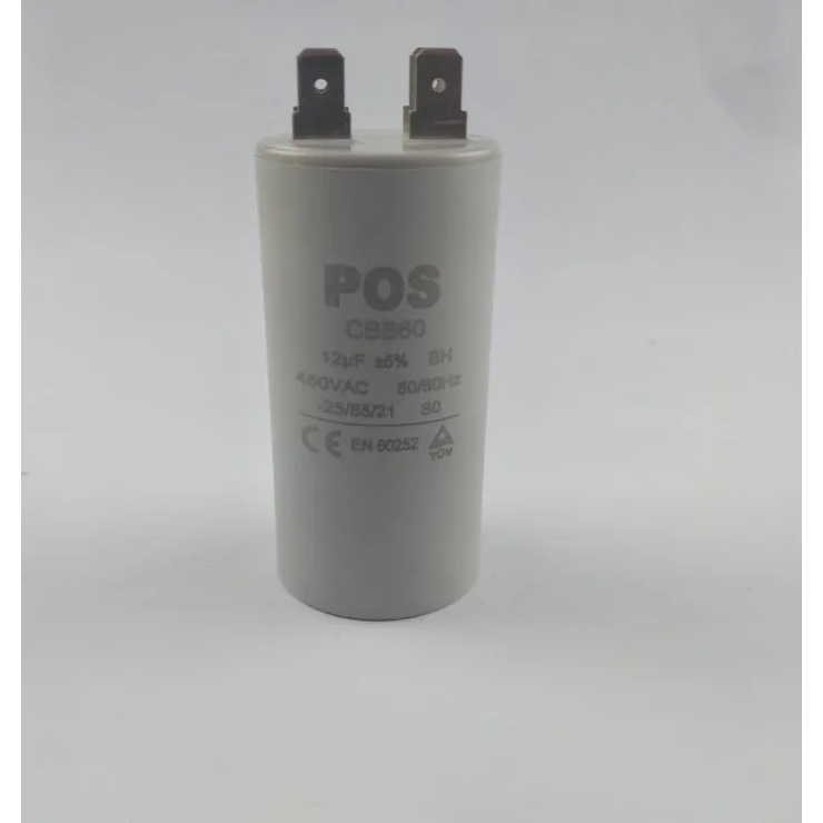 Capacitor 12mfd 450v 4 Terminais Cbb60 Pos | Shopee Brasil