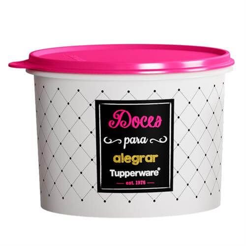 Tupper Caixa 2,4L - Doces - Linha Bistro Tupperware | Shopee Brasil