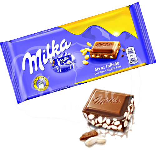 Milka Riso Soffiato - Chocolate & Arroz Inflado - Importado Alemanha ...