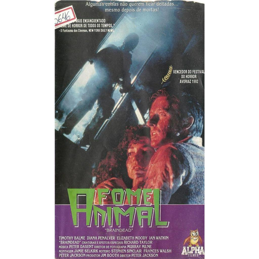 VHS Original: Fome Animal (Peter Jackson, Jed Brophy﻿, Fran Walsh ...