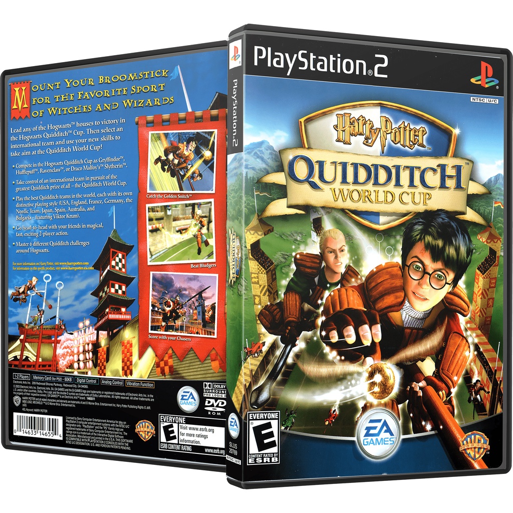Harry Potter - Quidditch World Cup (USA) para ps2 | Shopee Brasil