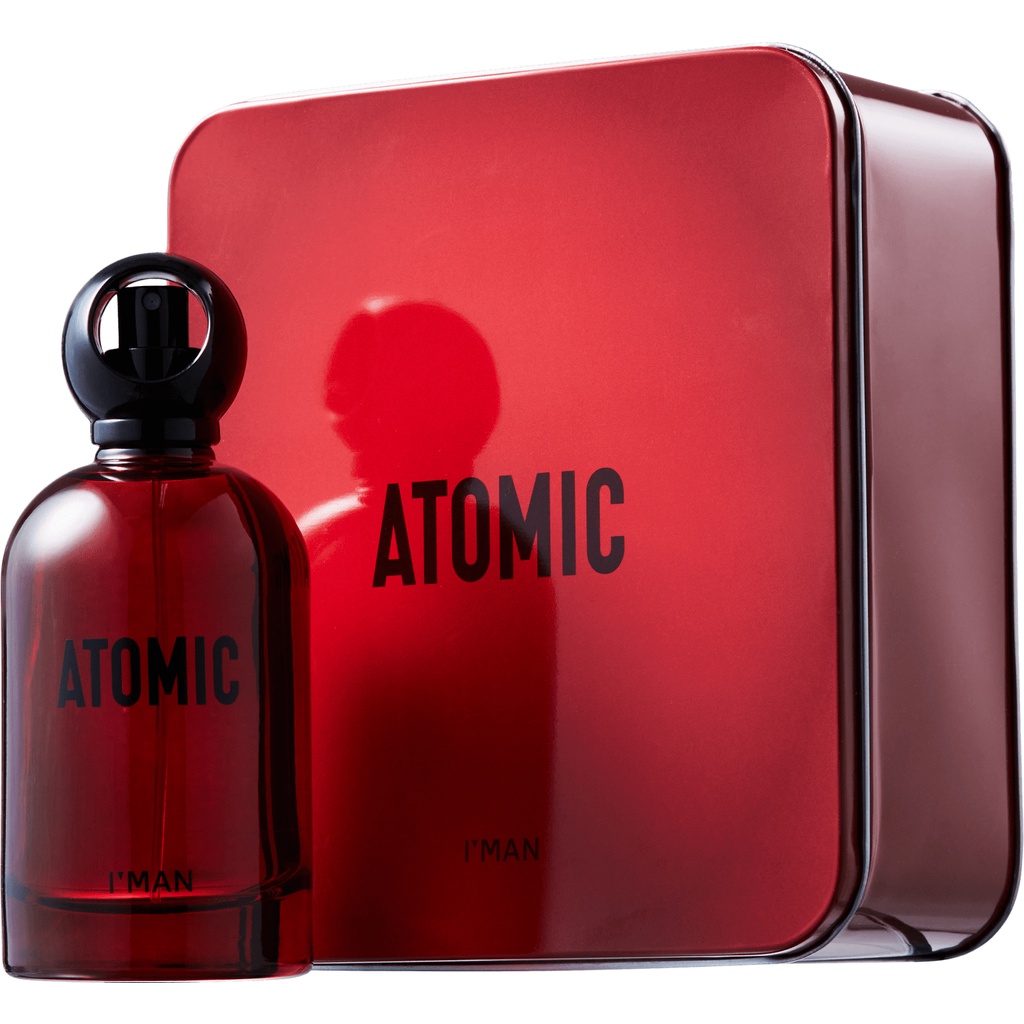 Perfume I'man Atomic Masculino Ciclo Modelo Lata 100ml | Shopee Brasil