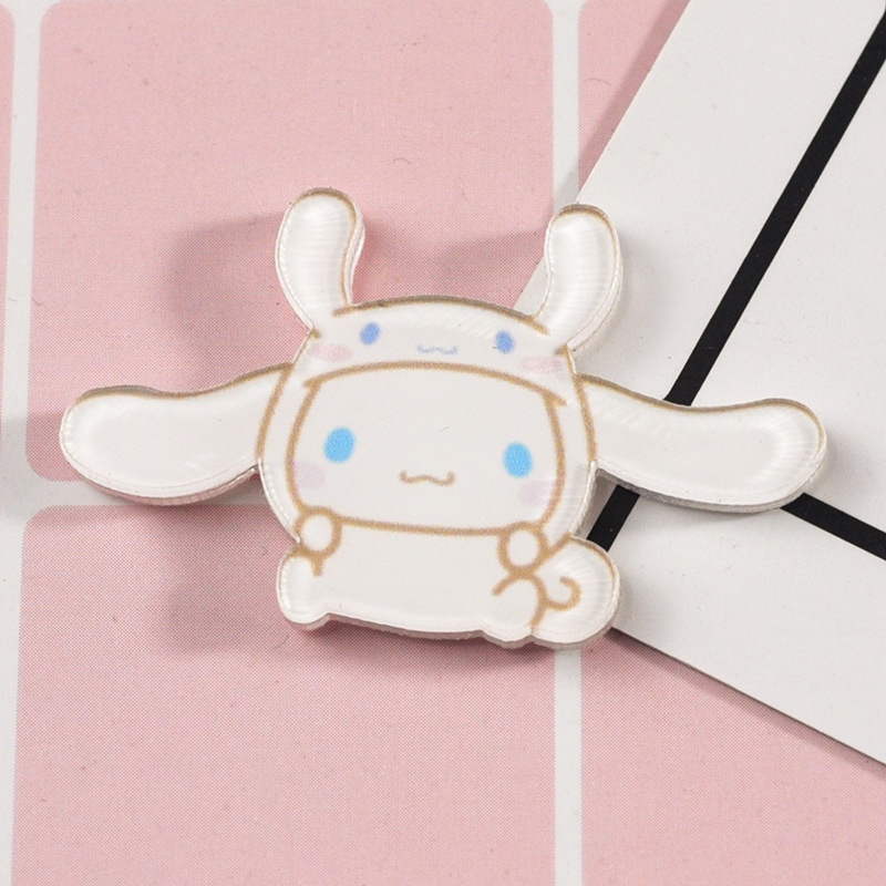 Broche Fofo De Acrílico Para Roupas/Bolsas Com Pingente | Shopee Brasil