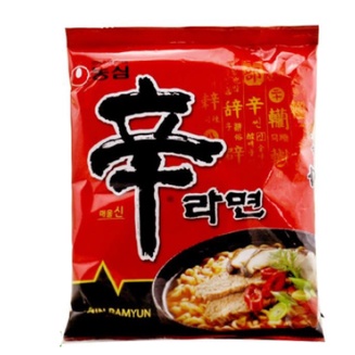 Miojo Coreano Apimentado Shin Ramyun Nong Shim - 100g | Shopee Brasil