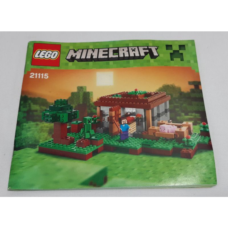 Manual de montagem lego minecraft 21115 original | Shopee Brasil