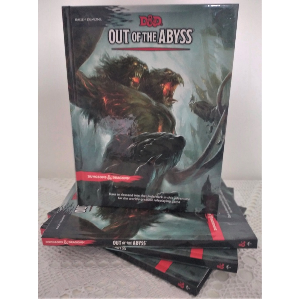 Out of the Abyss - Dungeons And Dragons 5.0 - Livros de Rpg/D&D/DnD - Inglês | Shopee Brasil