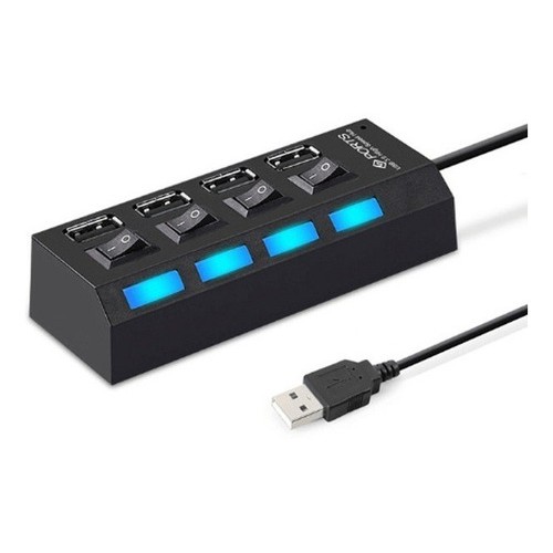 Hub Usb 4 Portas Usb 2.0 Tv Mouse Teclado Adaptado Pendrive barato ...