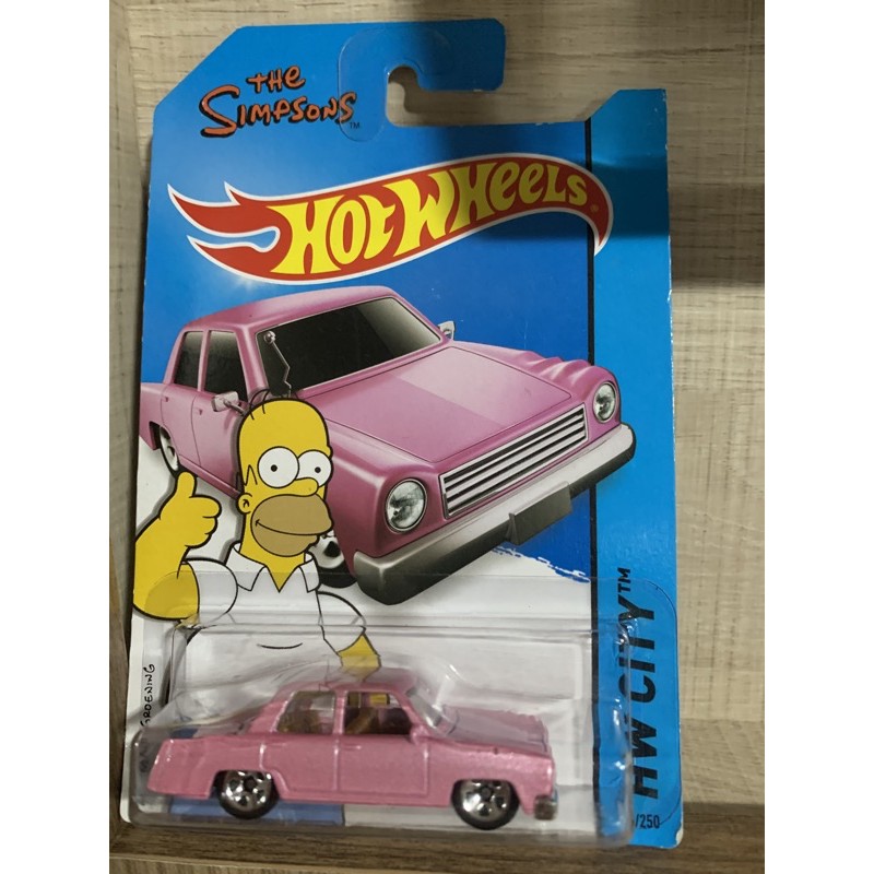 Hot Wheels The Simpsons Family Car 2015 Rosa Pink Lacrado | Shopee Brasil