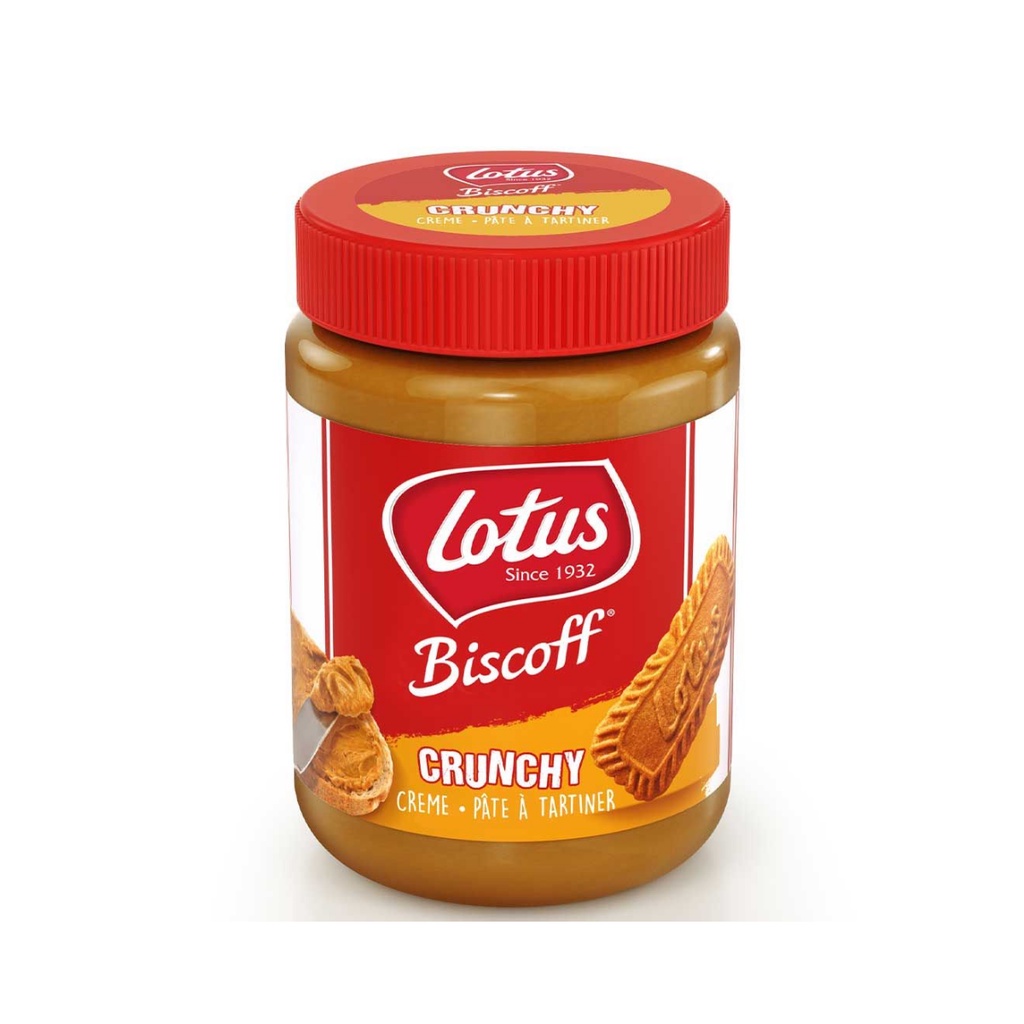 PASTA DE BISCOITO CARAMELIZADO CROCANTE 380G LOTUS BISCOFF | Shopee Brasil