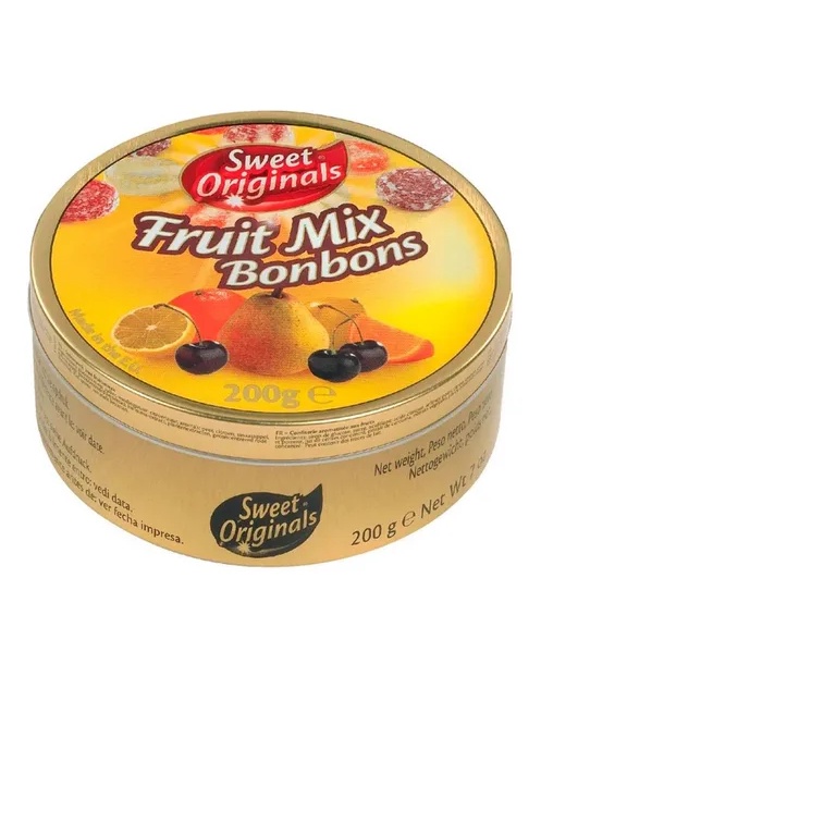 Bala Alemã De Frutas Sweet Originals Fruit Mix Lata 200g | Shopee Brasil