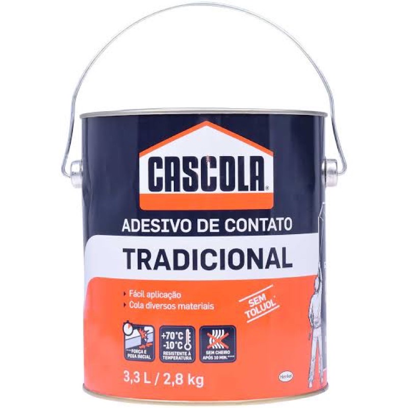 Cola De Contato Sapateiro Cascola 2,8KG Galão | Shopee Brasil