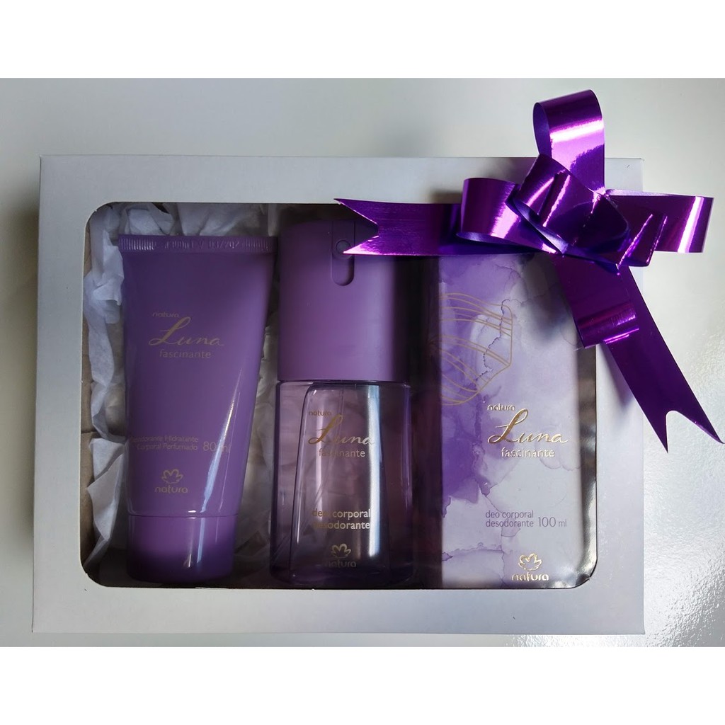 KIT PRESENTE NATURA DEO CORPORAL LUNA FASCINANTE | Shopee Brasil KIT PRESENTE NATURA DEO CORPORAL LUNA FASCINANTE | Shopee Brasil