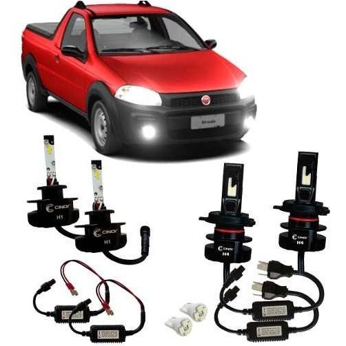 Kit Lampadas Super Led Plus Strada Working 10 A 19 12000lm PAR | Shopee ...