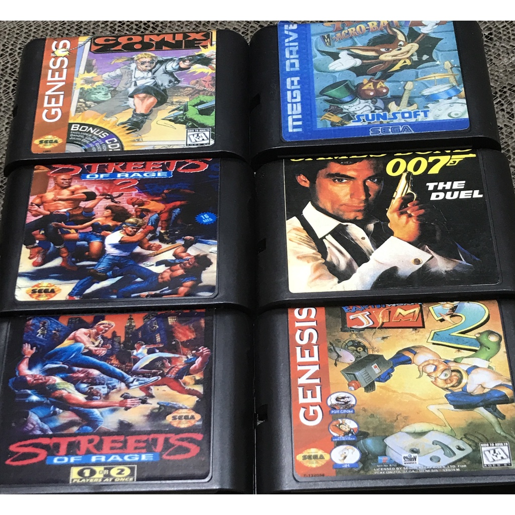 Jogos de Mega Drive - Lista 007 | Shopee Brasil