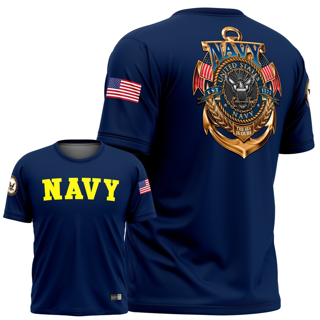Camiseta Militar Us Navy | Shopee Brasil