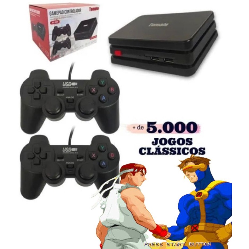 Vídeo Game Retro Clássico 5000 Jogos 64bits Ps1 Nintendo Gba Atari2600 ...